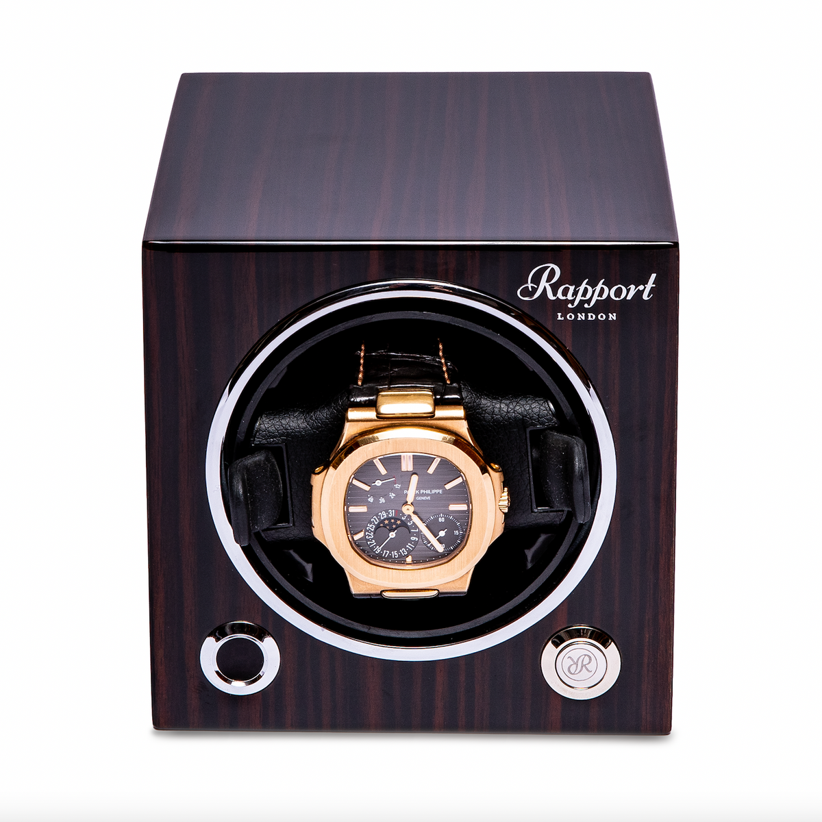 Rapport Evolution Cube Macassar Watch Winder – Clarindon Jewellers
