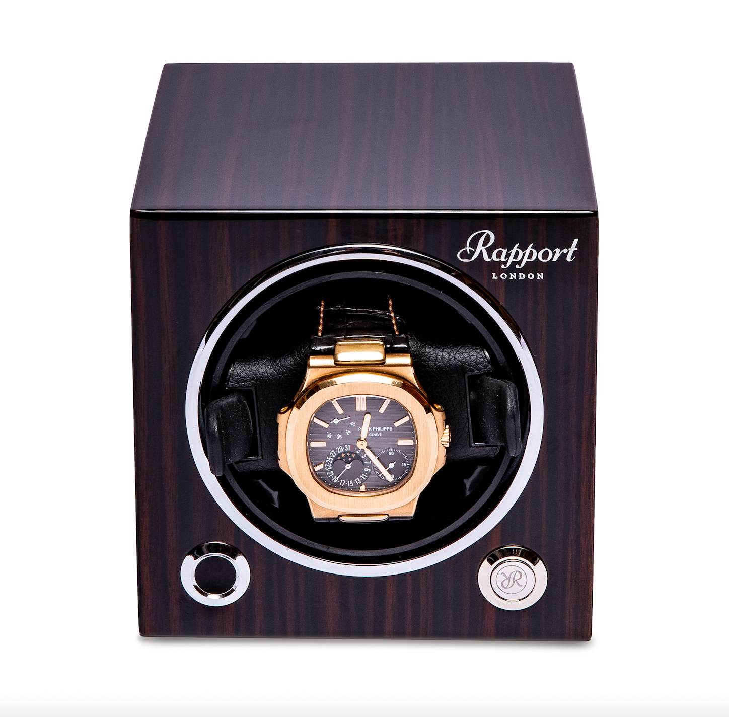 Rapport Evolution Cube Macassar Watch Winder – Clarindon Jewellers