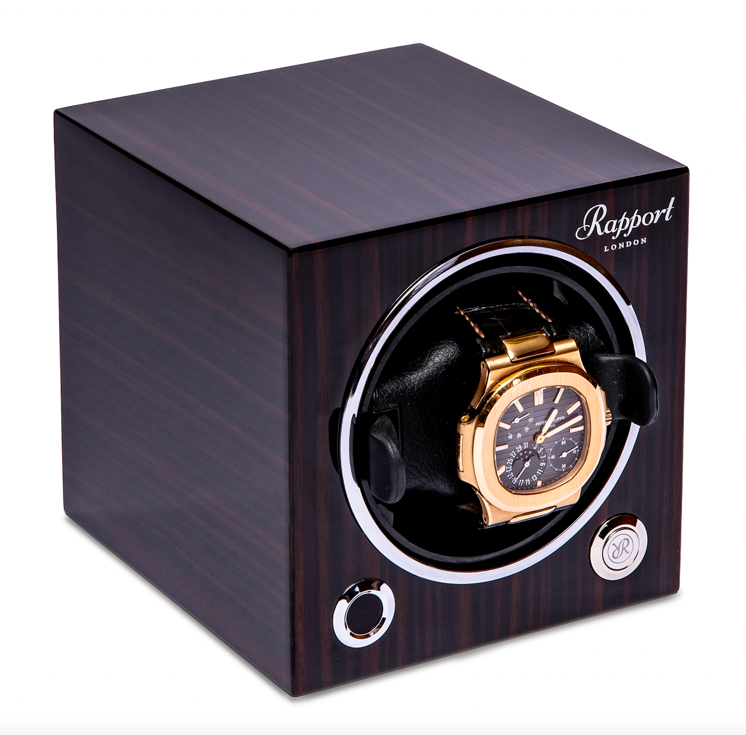 Rapport Evolution Cube Macassar Watch Winder – Clarindon Jewellers