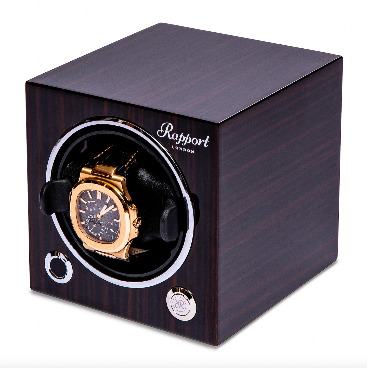 Rapport Evolution Cube Macassar Watch Winder – Clarindon Jewellers