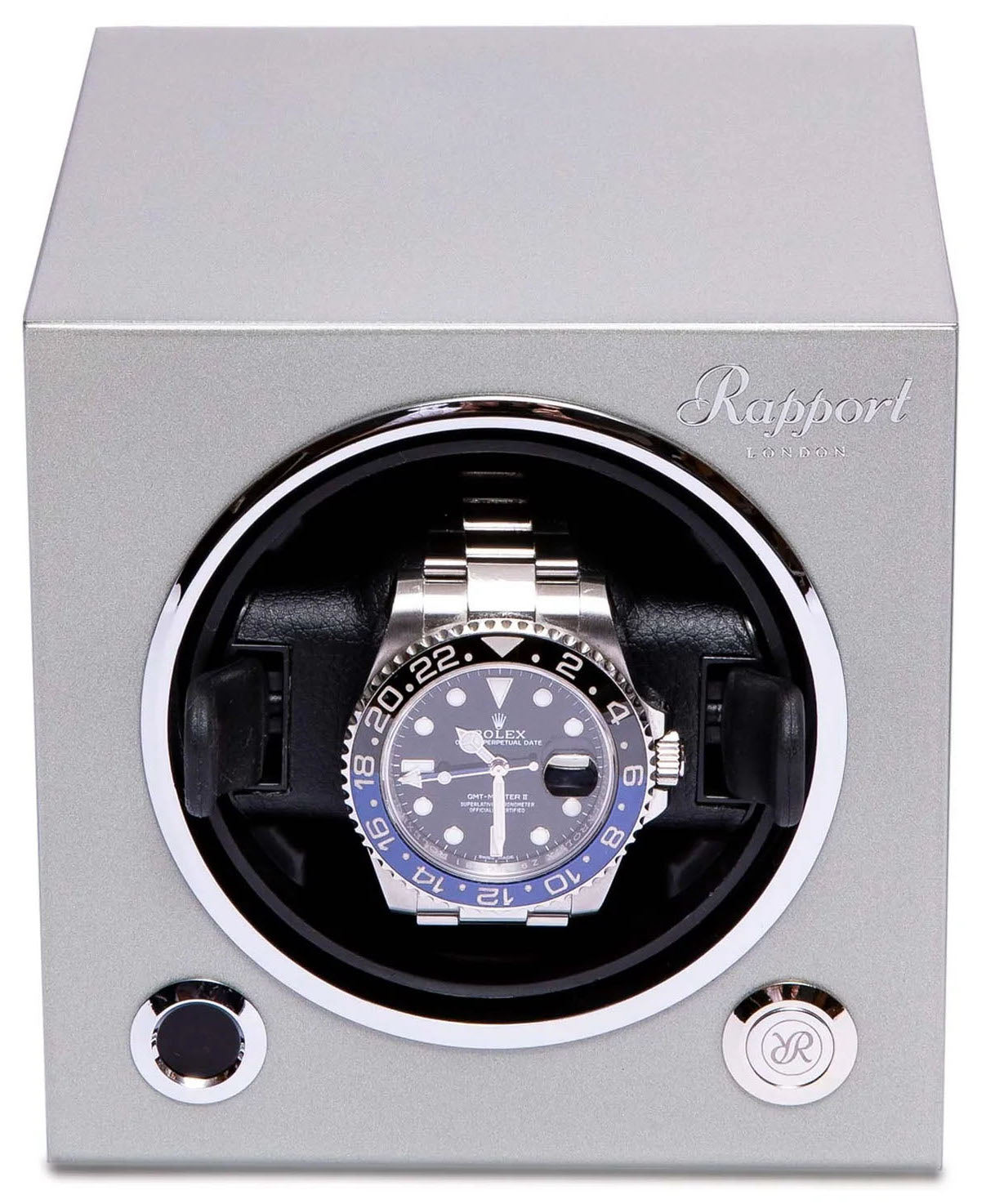 Rapport Watch Winder Evo Single Platinum Silver – Clarindon Jewellers