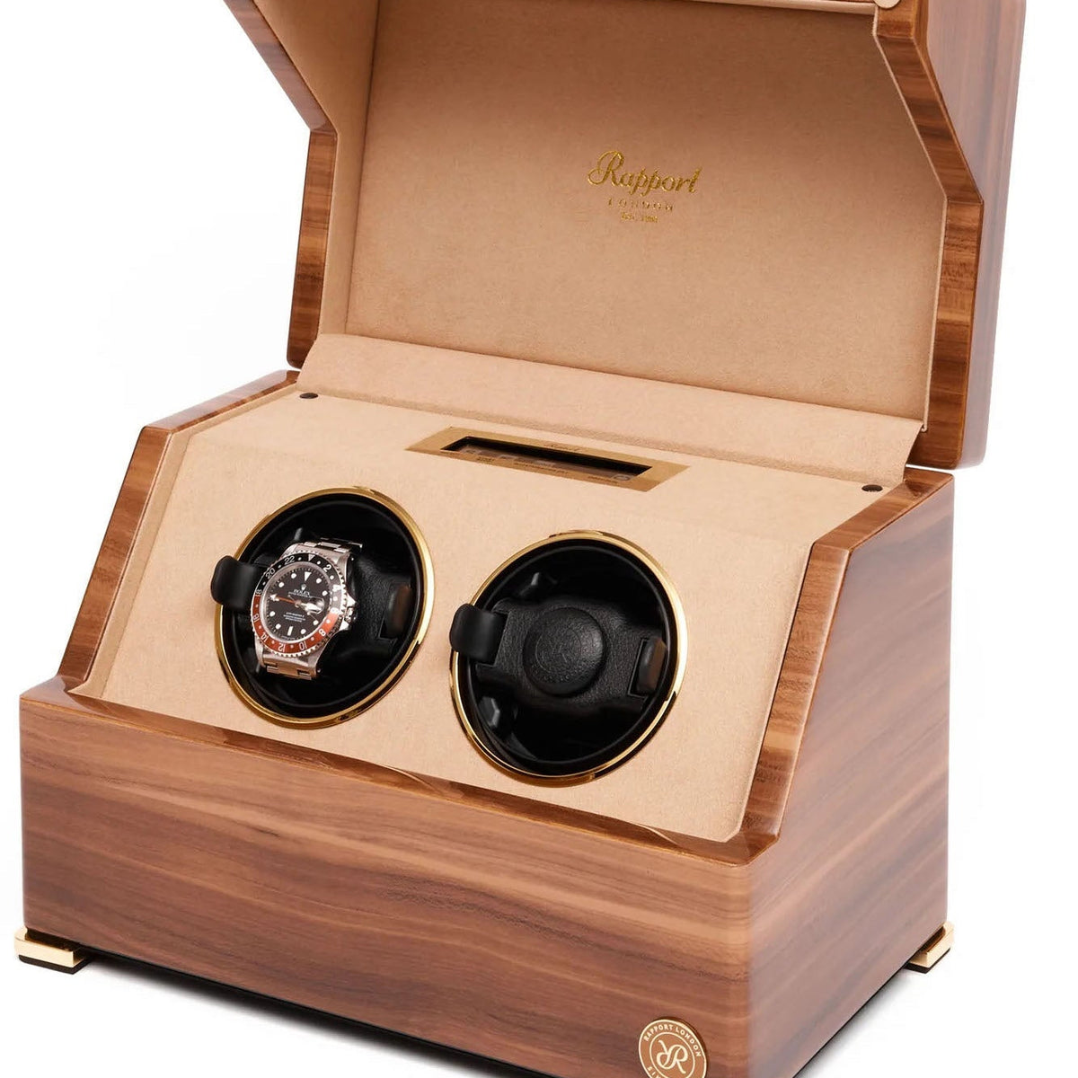 Rapport Watch Winder Perpetua III 2 Walnut – Clarindon Jewellers