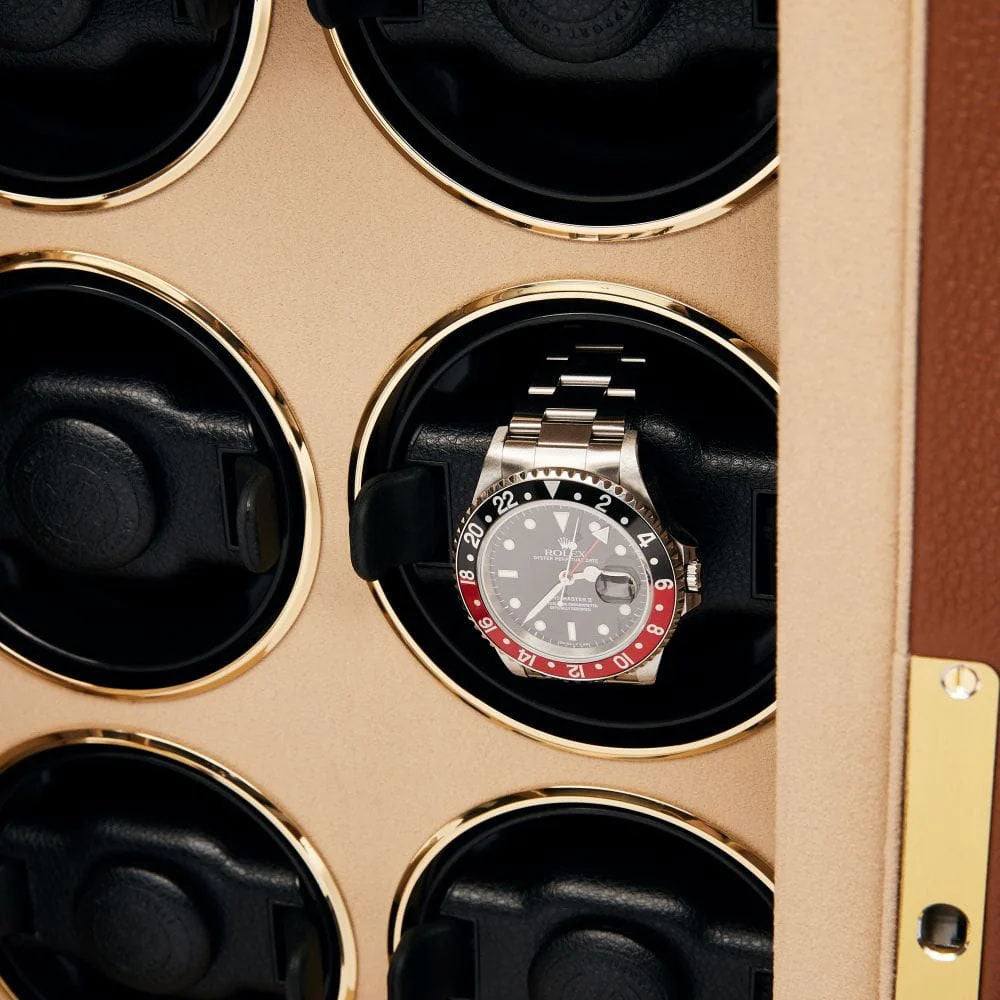 Rapport Watch Winder Roamer 6 Leather Brown – Clarindon Jewellers