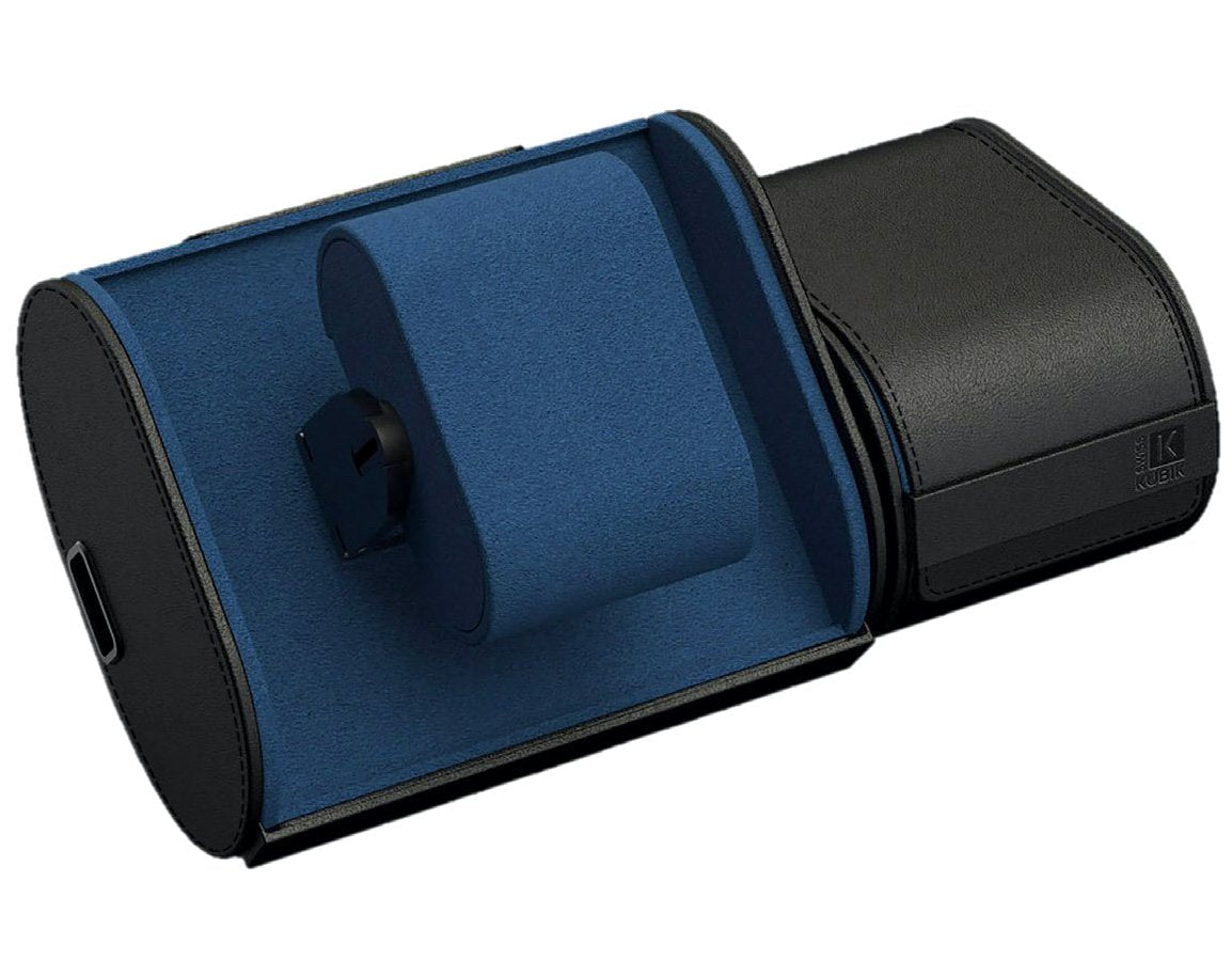 Swiss Kubik Watch Winder Travelbox Black Leather – Clarindon Jewellers